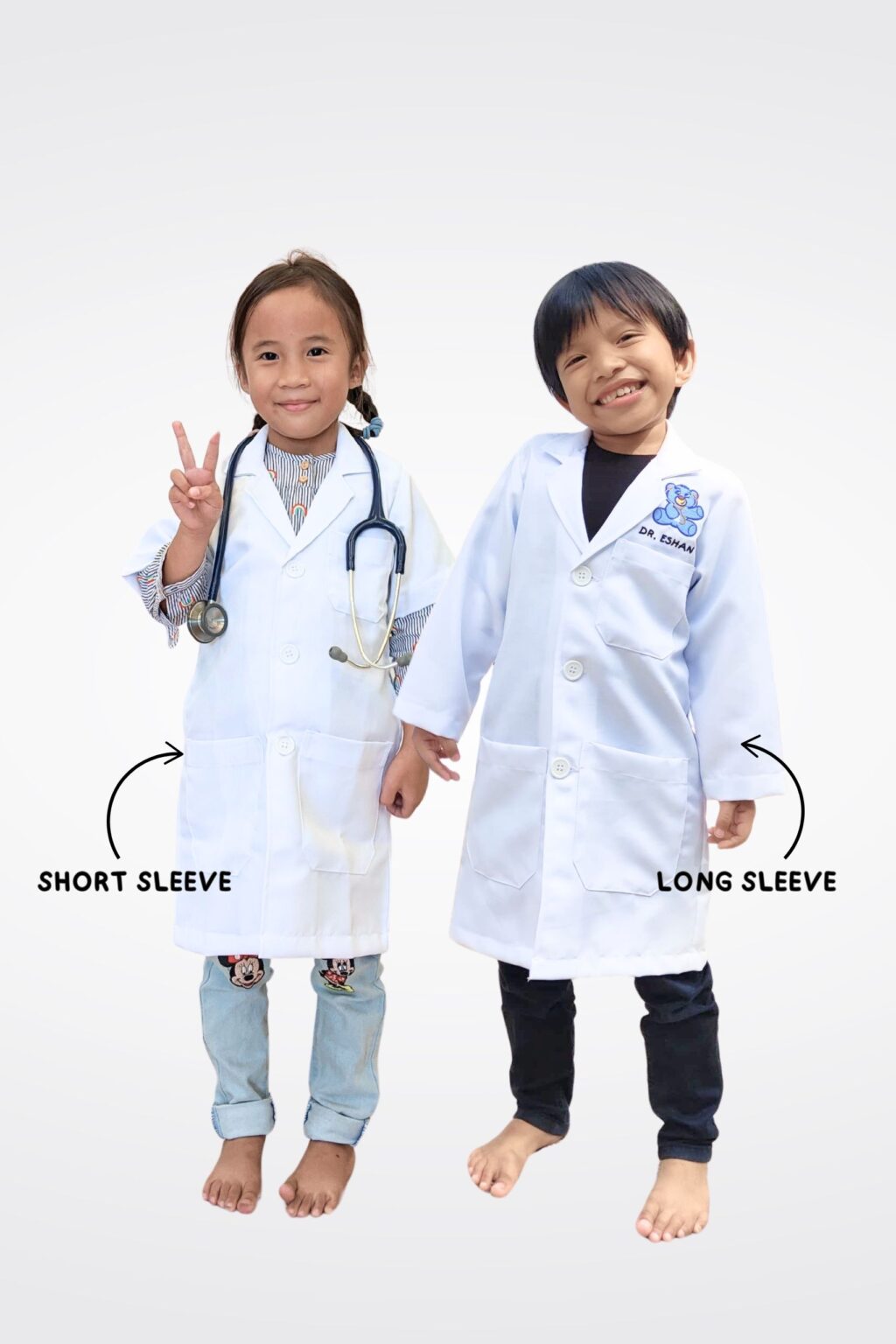 Kids Children Lab coat / White coat – IR APPAREL