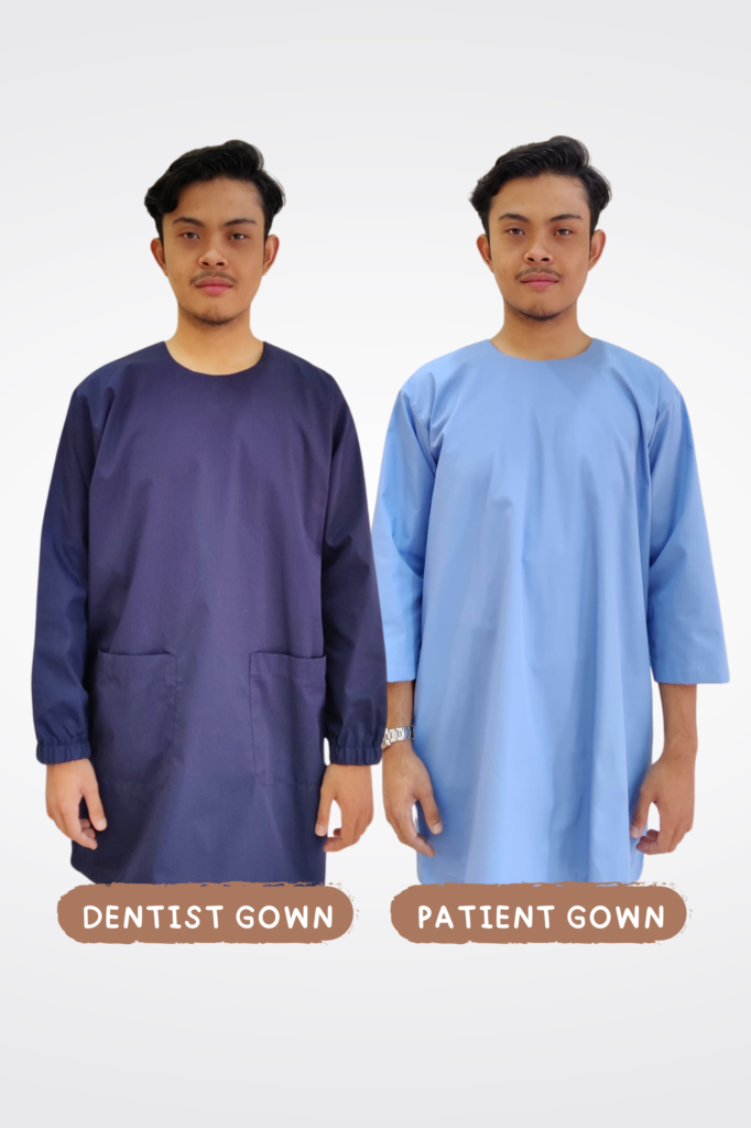 PATIENT GOWN / DENTIST GOWN (COMB COTTON) – IR APPAREL