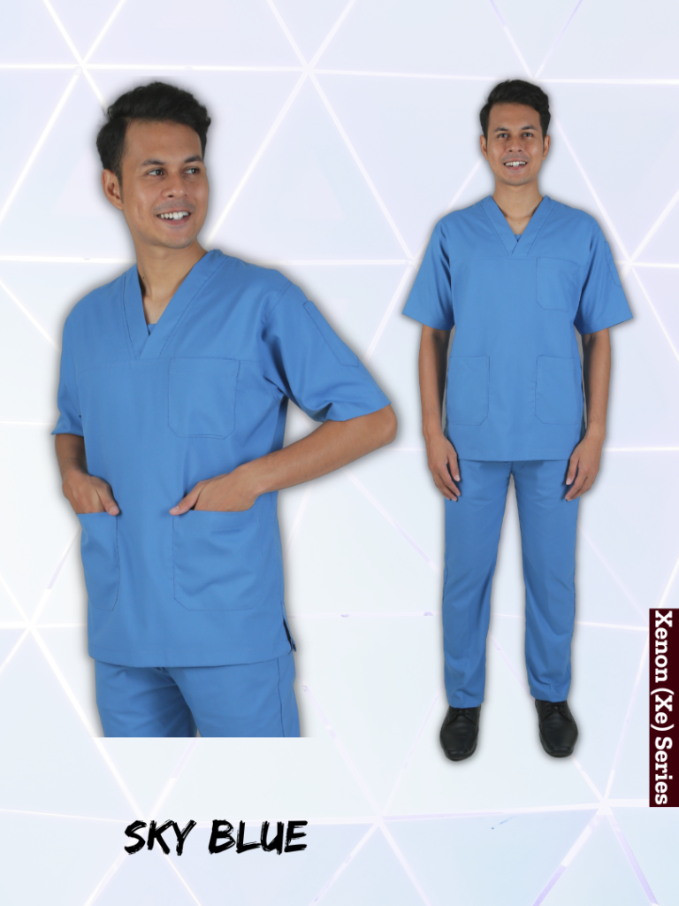 [ Unisex ] Scrub – Sky Blue | Xenon Series (Viscose Cotton) – IR APPAREL