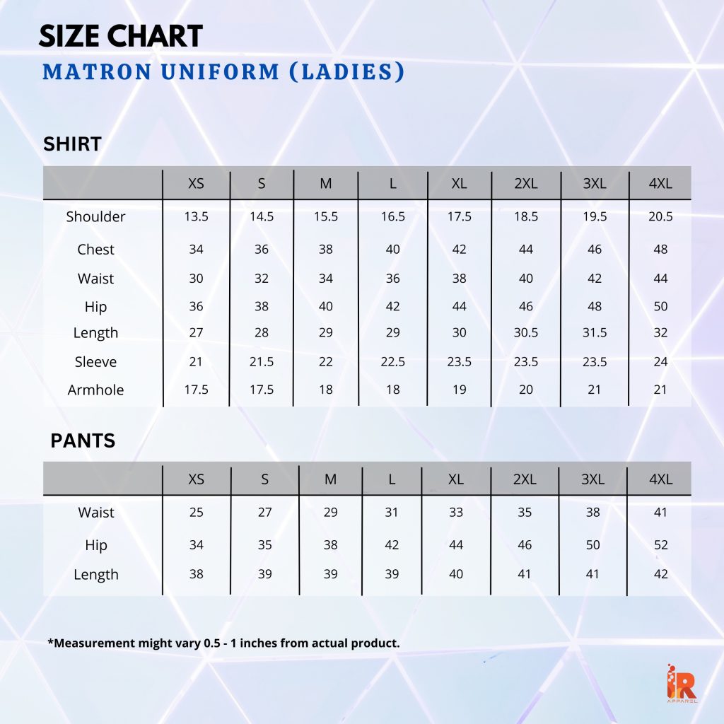 MATRON UNIFORM – IR APPAREL